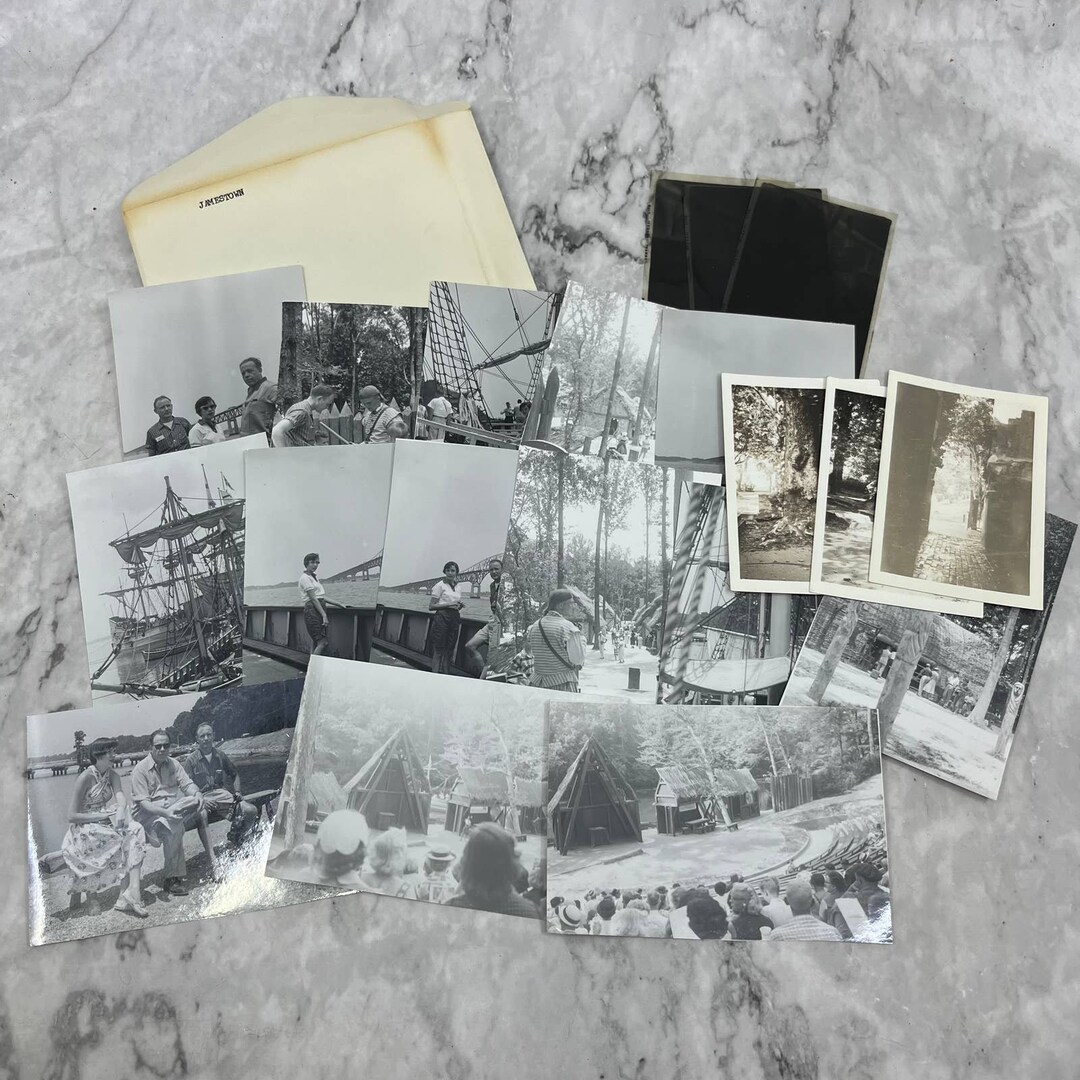 1957 Collection of Photos & Negatives Jamestown Vacation TJ9-PG5 - Etsy