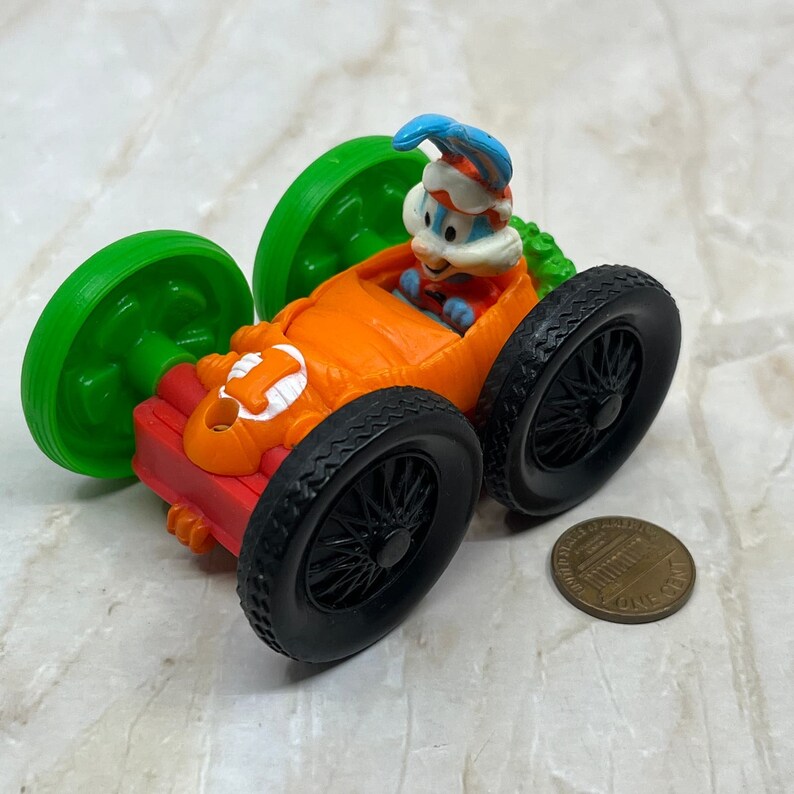 1991 Warner Bros. Tiny Toons Buster Bunny & Elmyra Flip Car Mcdonald's ...