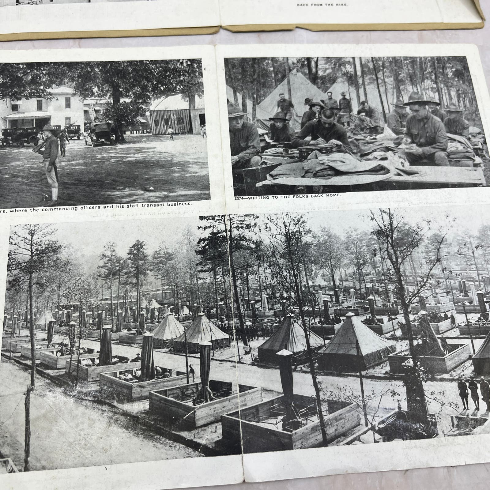 1918 WWI Camp Wadsworth Spartanburg SC Souvenir Photo Book TI8-S5 - Etsy