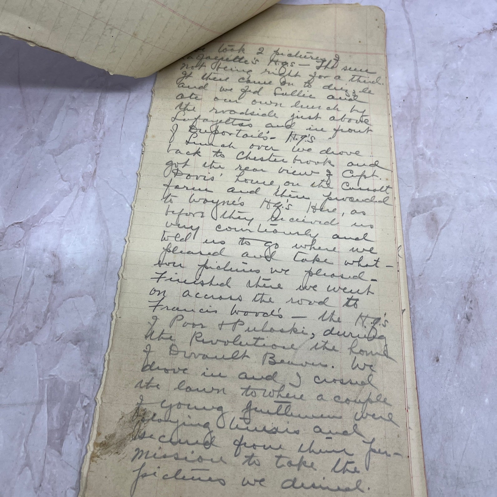 1907 Letter Lillian Lutes Wm. Dyer on Pickering-ford Phoenixville PA ...