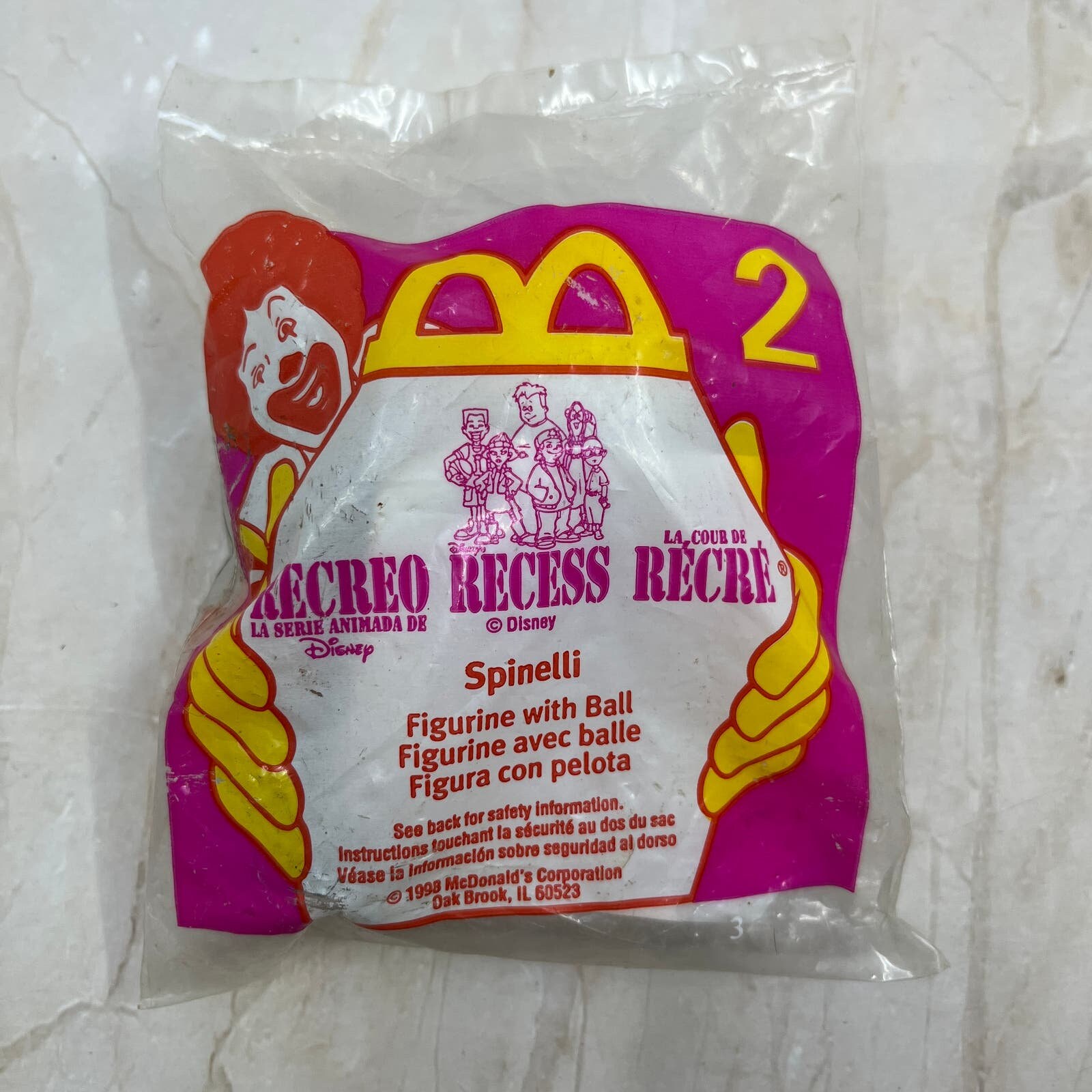 Mcdonalds Happy Meal Toy 1998 Recess Spinelli # 2 New TD5 - Etsy