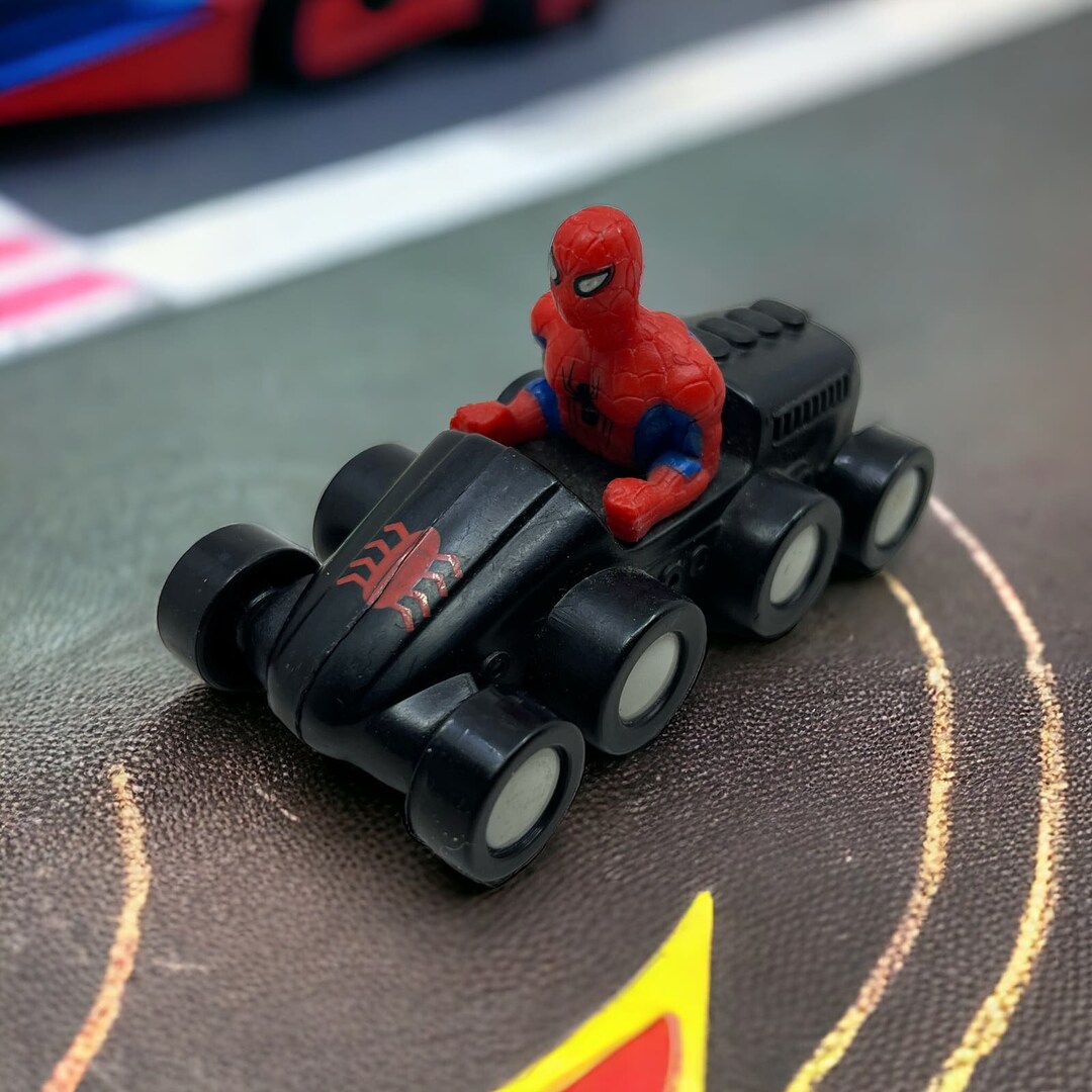 1990 Spider-man Toy Car - Marvel Comics 2.75" 8-wheeler TE5-S2 - Etsy