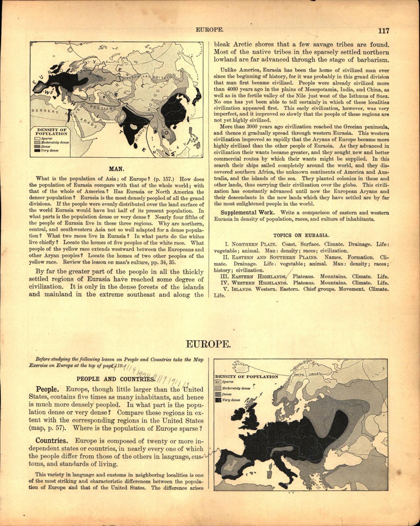 Map of Europe Map 1901 Original Engraving V1-1 - Etsy
