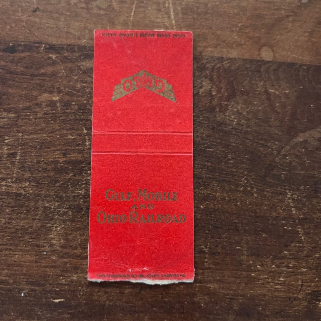Gulf, Mobile & Ohio Railroad Advertising Matchbook Cover SB3-M4 - Etsy