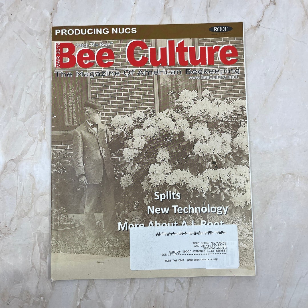 2019 Mar Bee Culture Magazine - Magazine of American Beekeeping M7 - Etsy