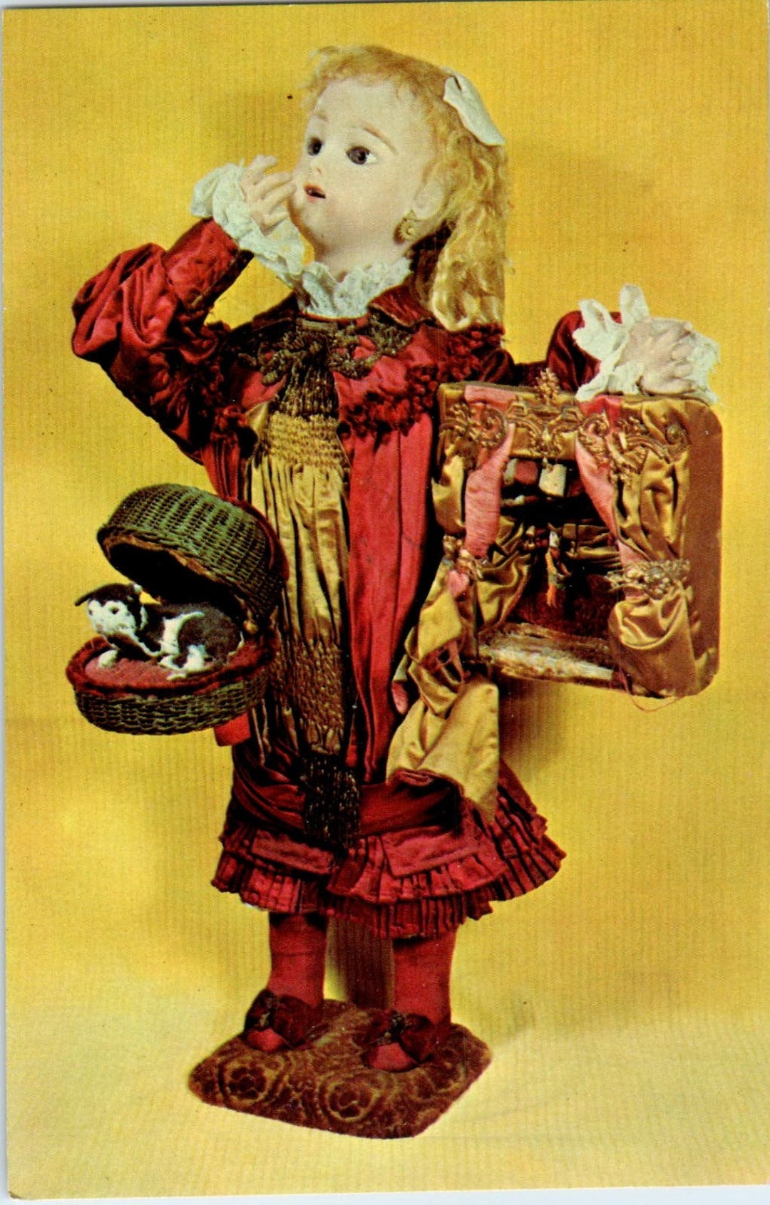French Automaton Doll Mary Merritt's Doll Museum Original Postcard PB10 ...