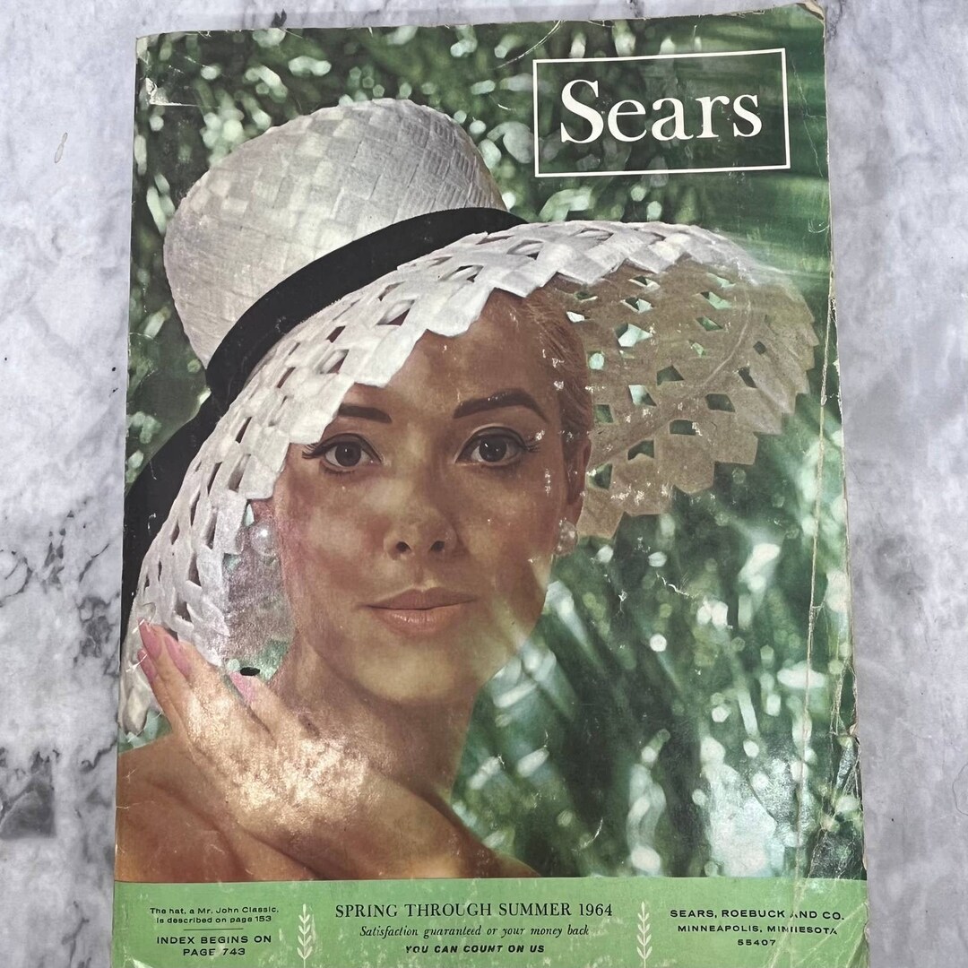 Sears 1964 Spring Summer Catalog Fashion Hats Home Tools - Etsy