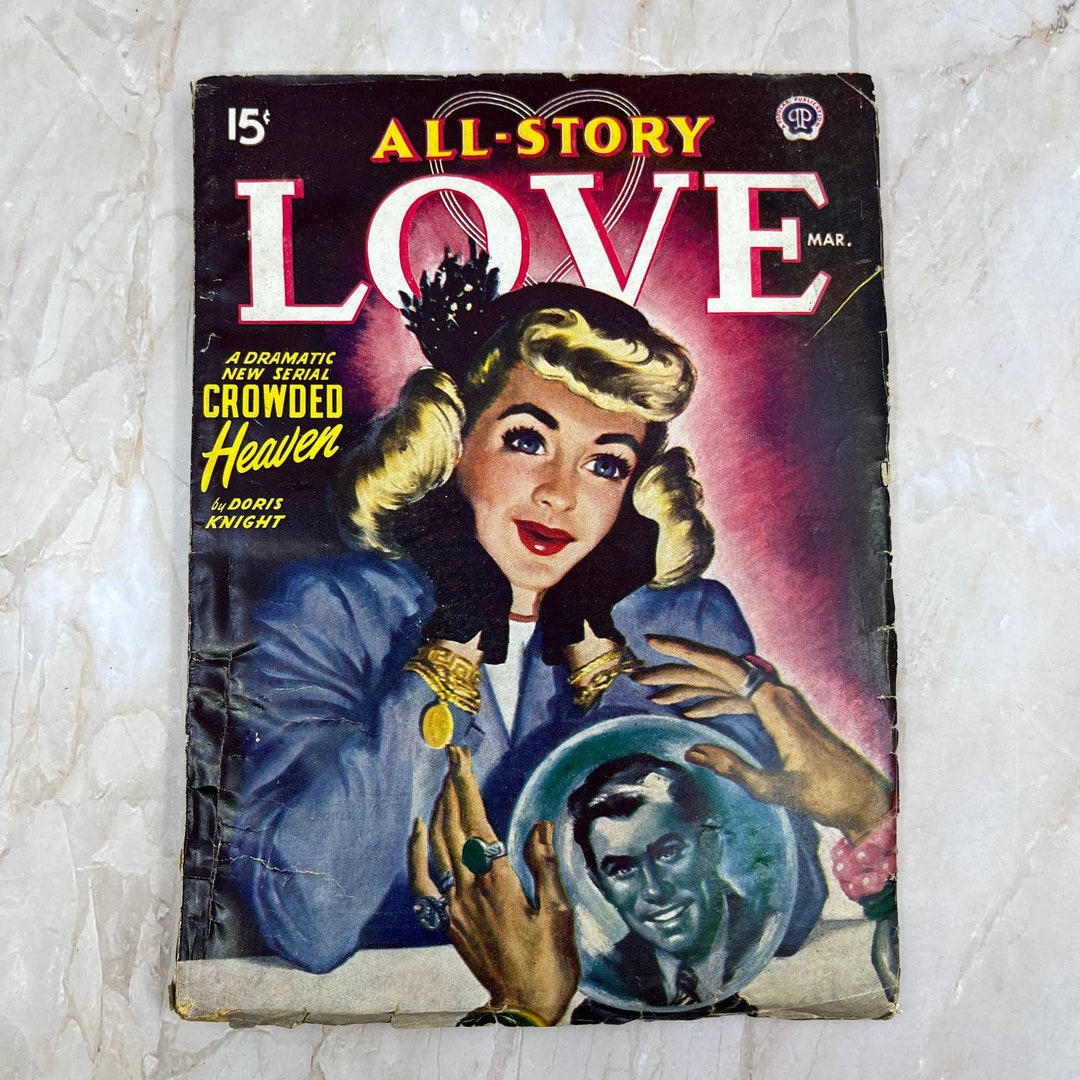 All Story Love 1948 March Romance Pulp Fiction Crystal Ball Doris ...