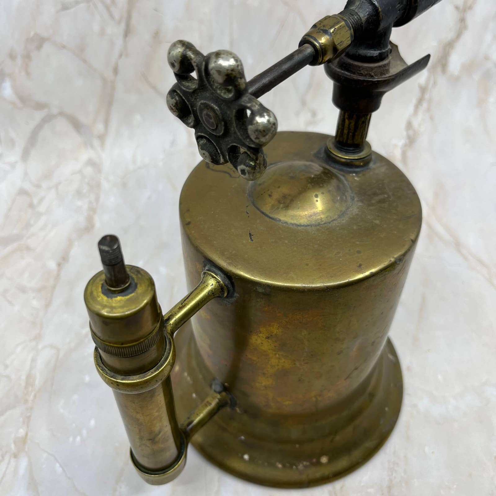 Antique Brass Clayton & Lambert Blow Torch Detroit Michigan Steampunk ...