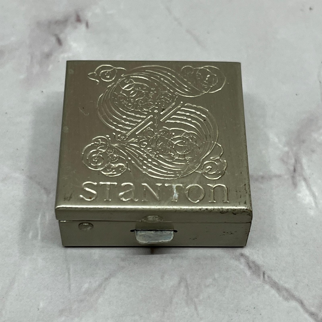 Vintage MCM Stamped "stanton" Metal Pill Box Organizer SC1 - Etsy