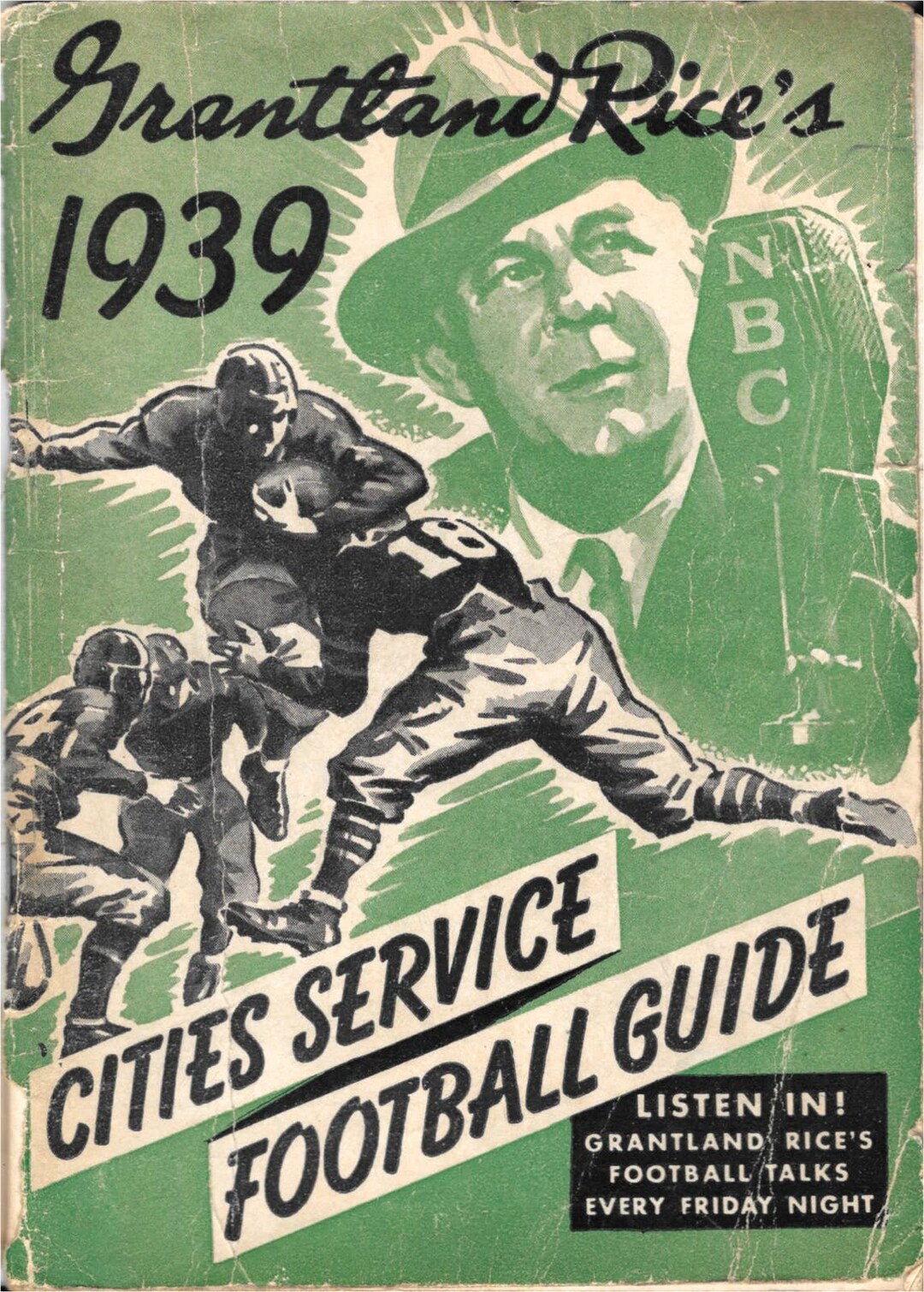 1939 Grantland Rice’s Cities Service Football Guide TJ8-1 - Etsy