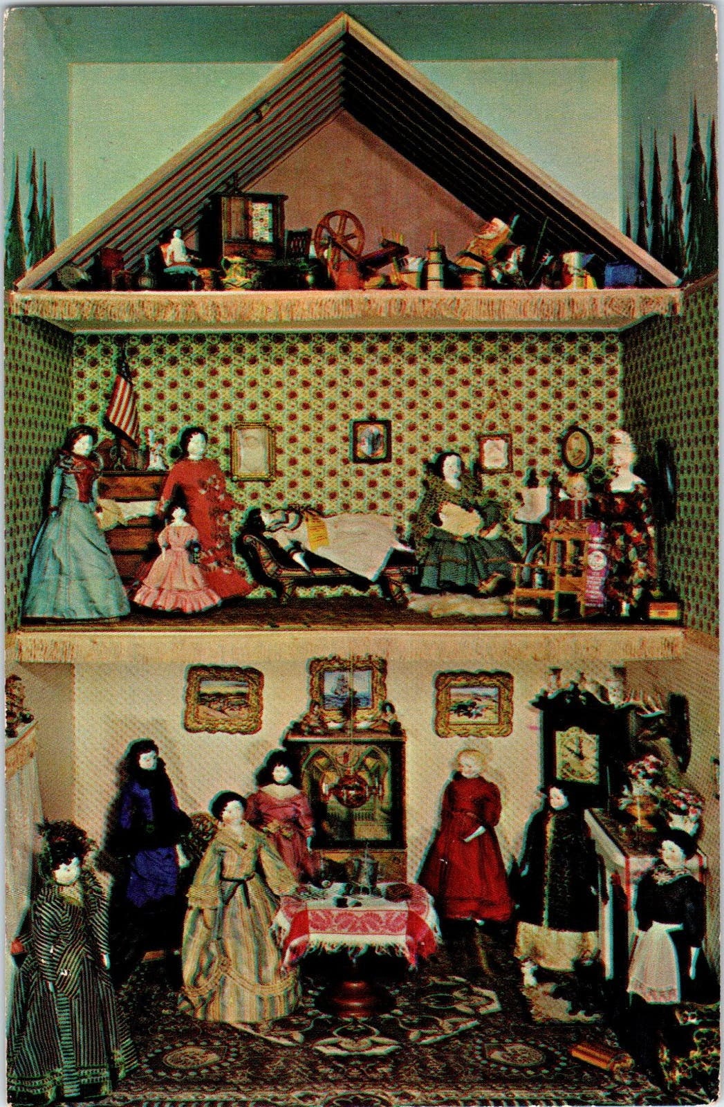 Old New England Home China Dolls Hobby City Doll Museum Anaheim ...