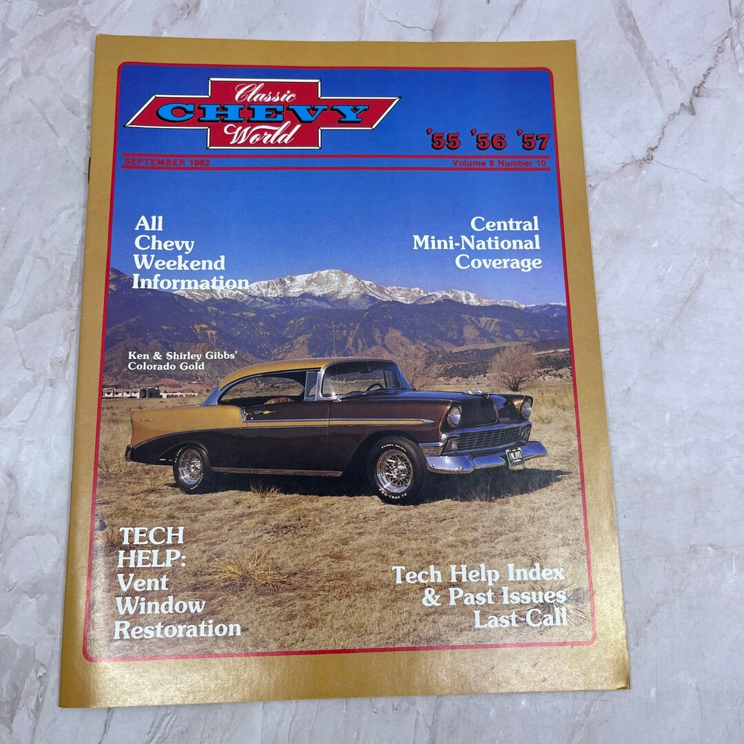 Vent Window Restoration - '55, '56, '57 Classic Chevy World - Sep 1982 ...