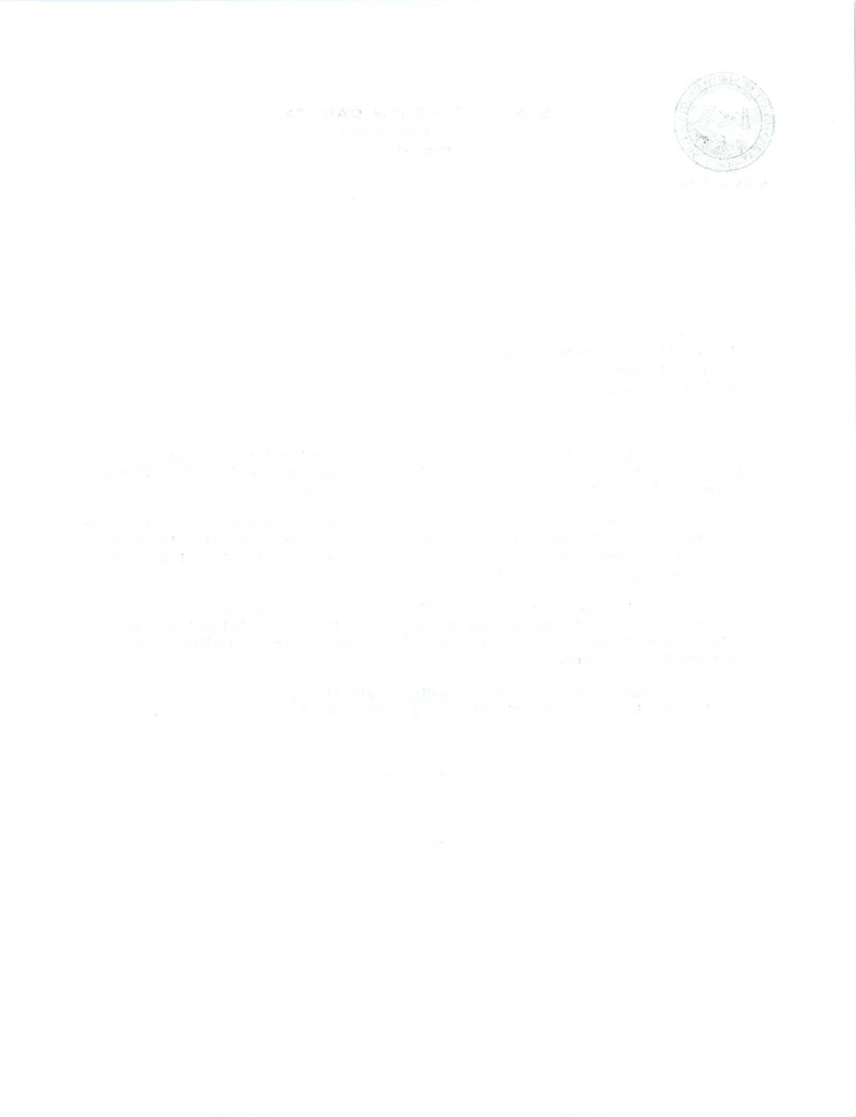 Official South Dakota Governor Letterhead Signed Nils A. Boe 1967 TK1 ...