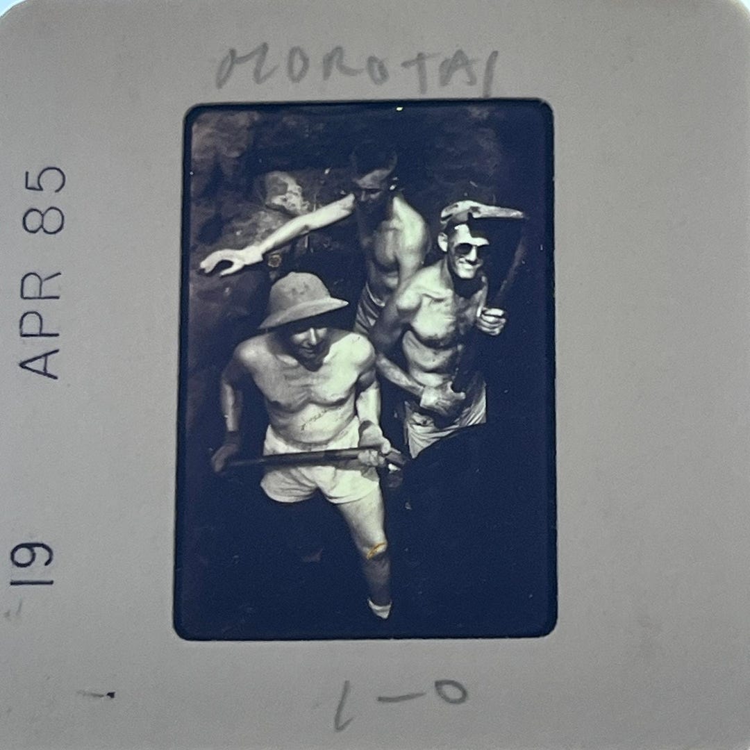 WWII 1940s - 24 Slides of United States Soldier at Morotai Island TB8 ...