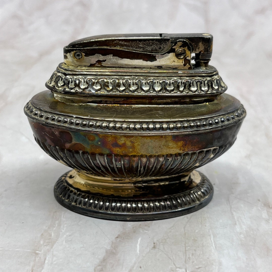 Vintage Art Deco Ronson Queen Anne Silver Plate Table Lighter TL31 - Etsy