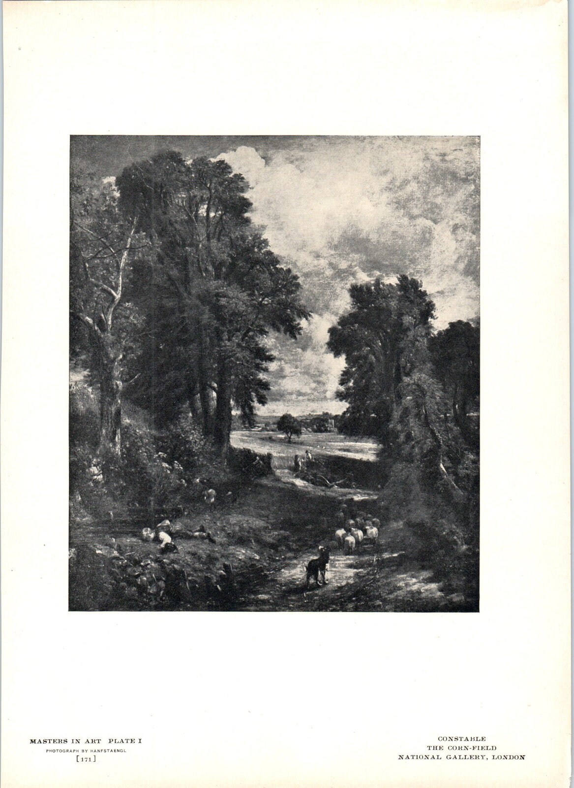 Constable - the Corn-field London 1906 Victorian Print AB8-MA1 - Etsy