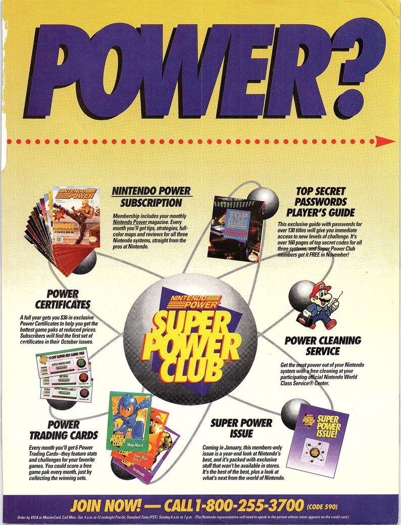 Super Nintendo Super NES Control Set Power of Choice 1992 Ad AG1-11 - Etsy