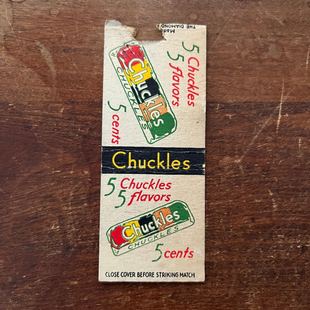 Chuckles Candy 5 Flavors Advertising Matchbook Cover SA9-M12 - Etsy