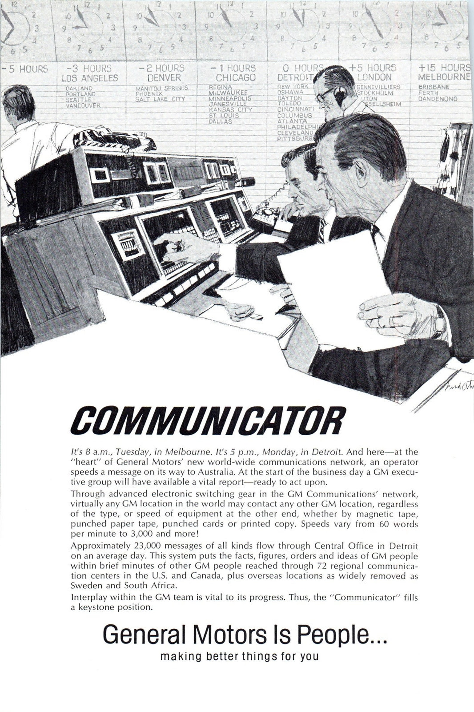 Motorola Rectangular Color Television TV Teleset - Vintage Magazine Ad ...