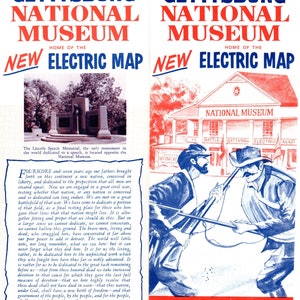 1966 Gettysburg National Museum PA Home of the New Electric Map ...