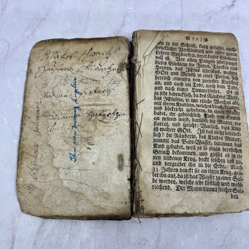 1784 Original German Book on Christianity TA9-B3 - Etsy