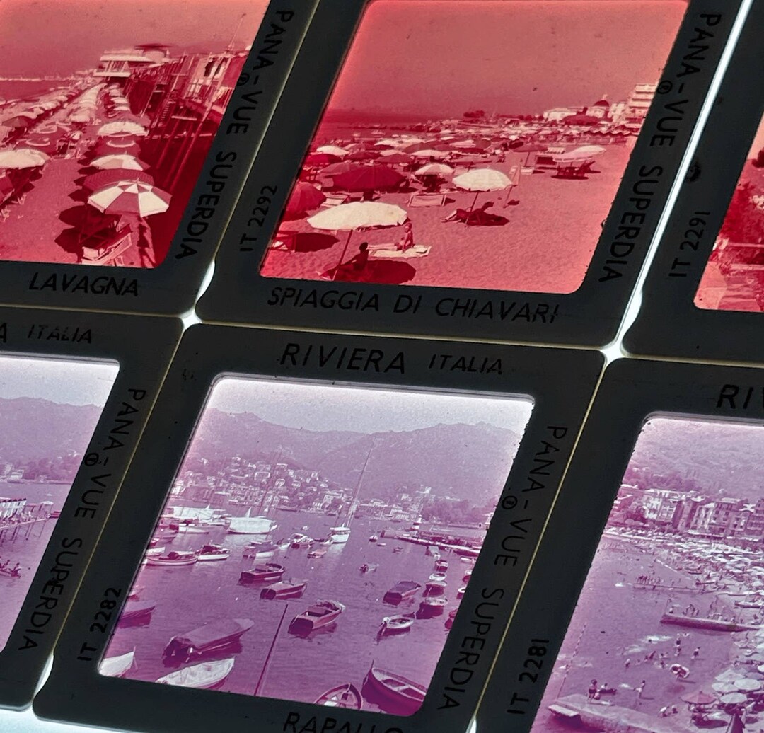 1960s Italian Riviera Italy Travel Slide Set of 6 2x2 Slides TK2-S4-4 ...