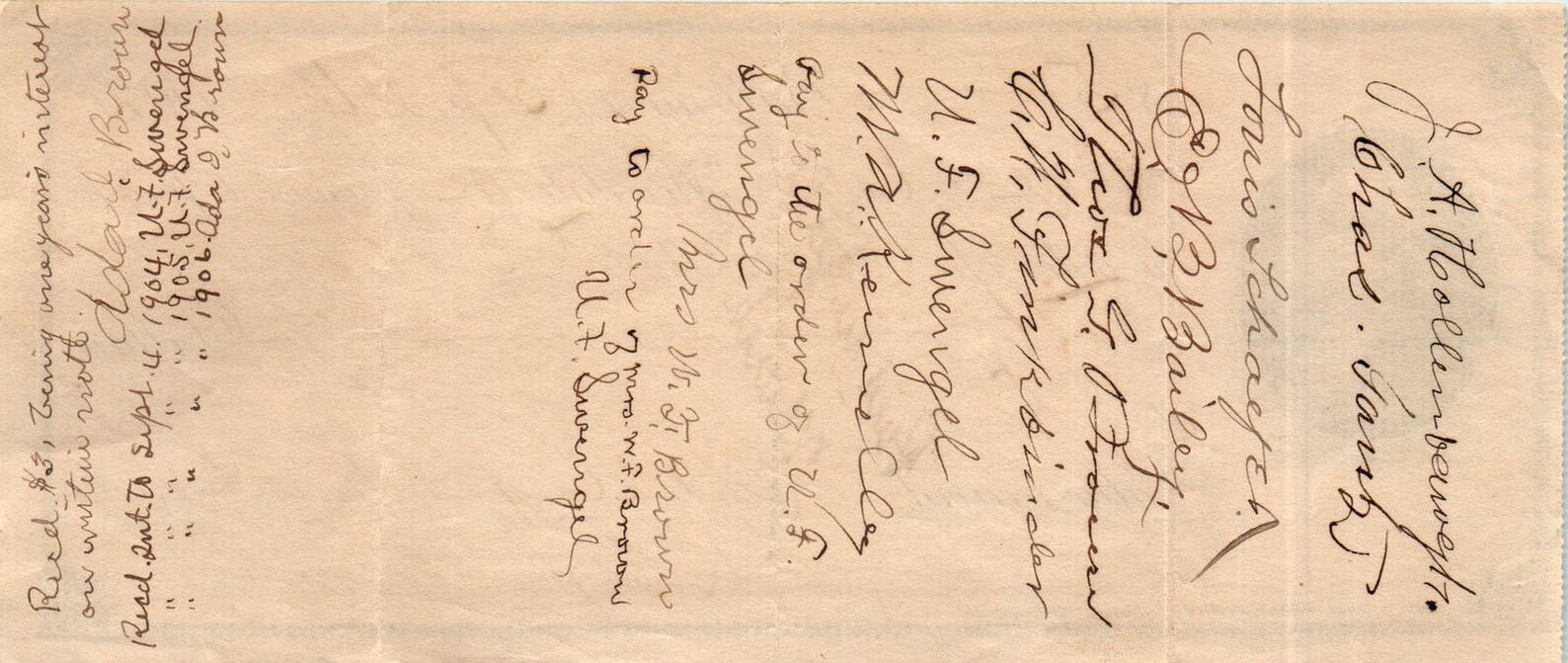 1902 Bank Check George Washington Engraving Baltimore MD AE5 - Etsy