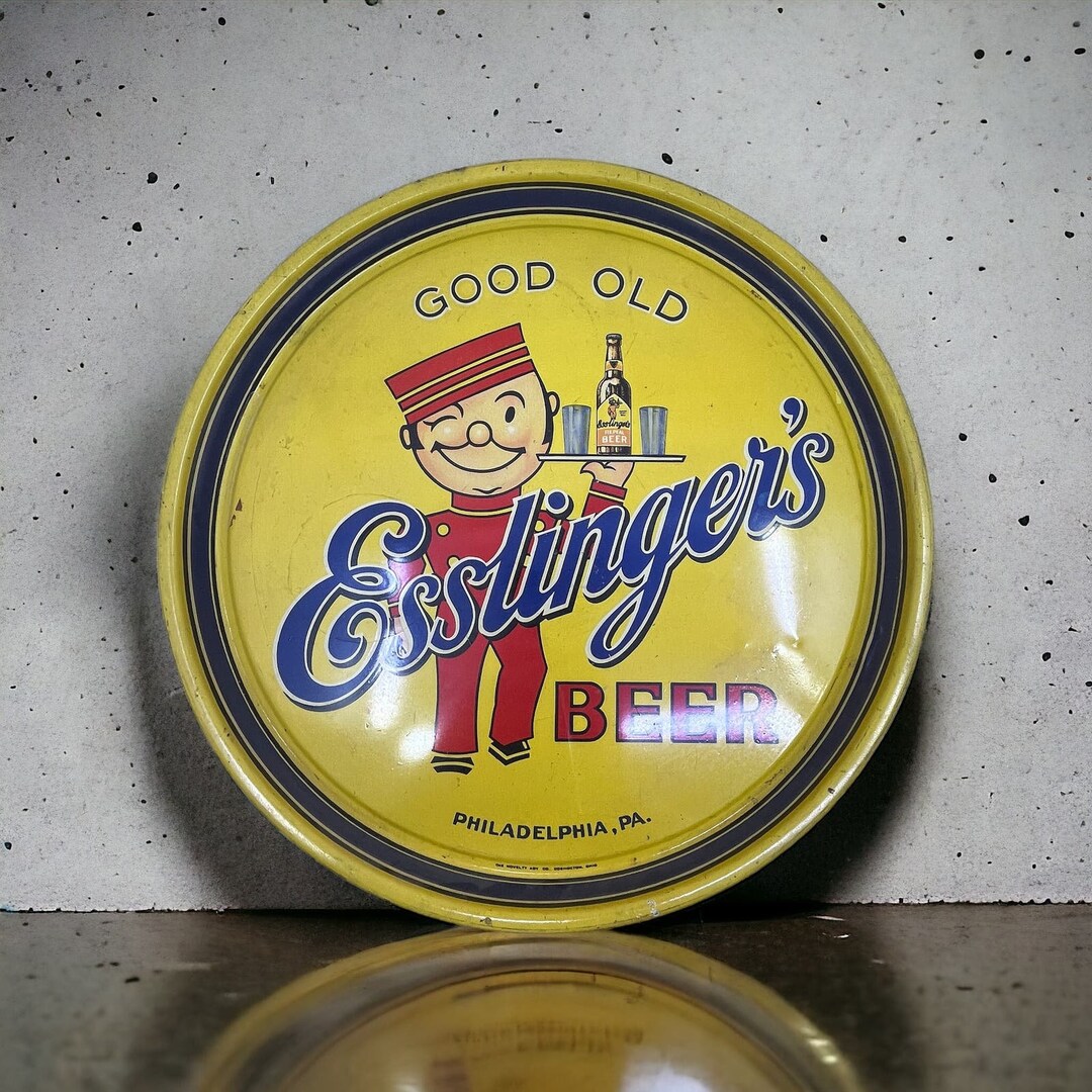 1933 Esslinger's Repeal Beer 14 Inch Tray Philadelphia, Pennsylvania ...