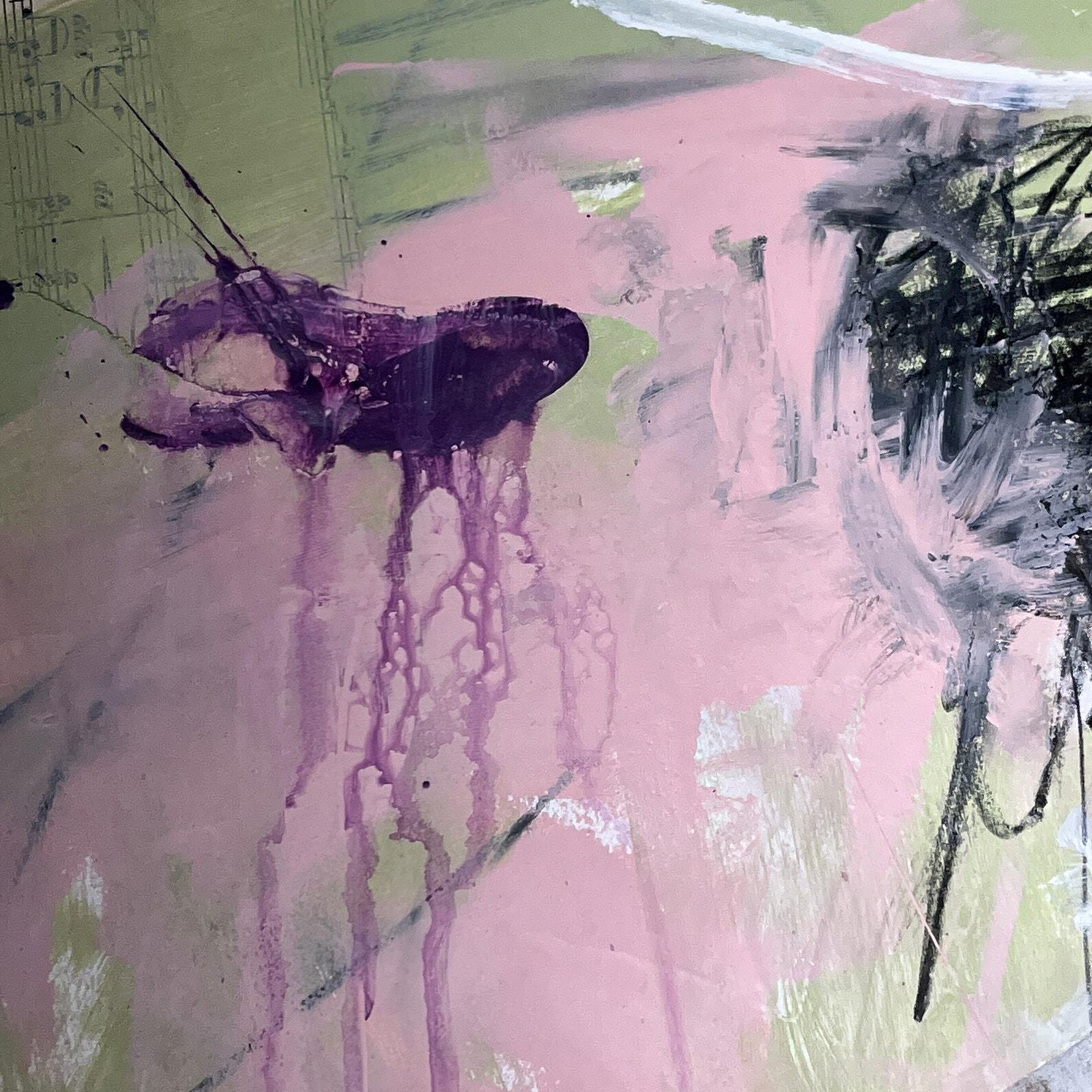 Original Mixed Media Abstract Art Painting 18x24 “rhetoric" Signed - Etsy