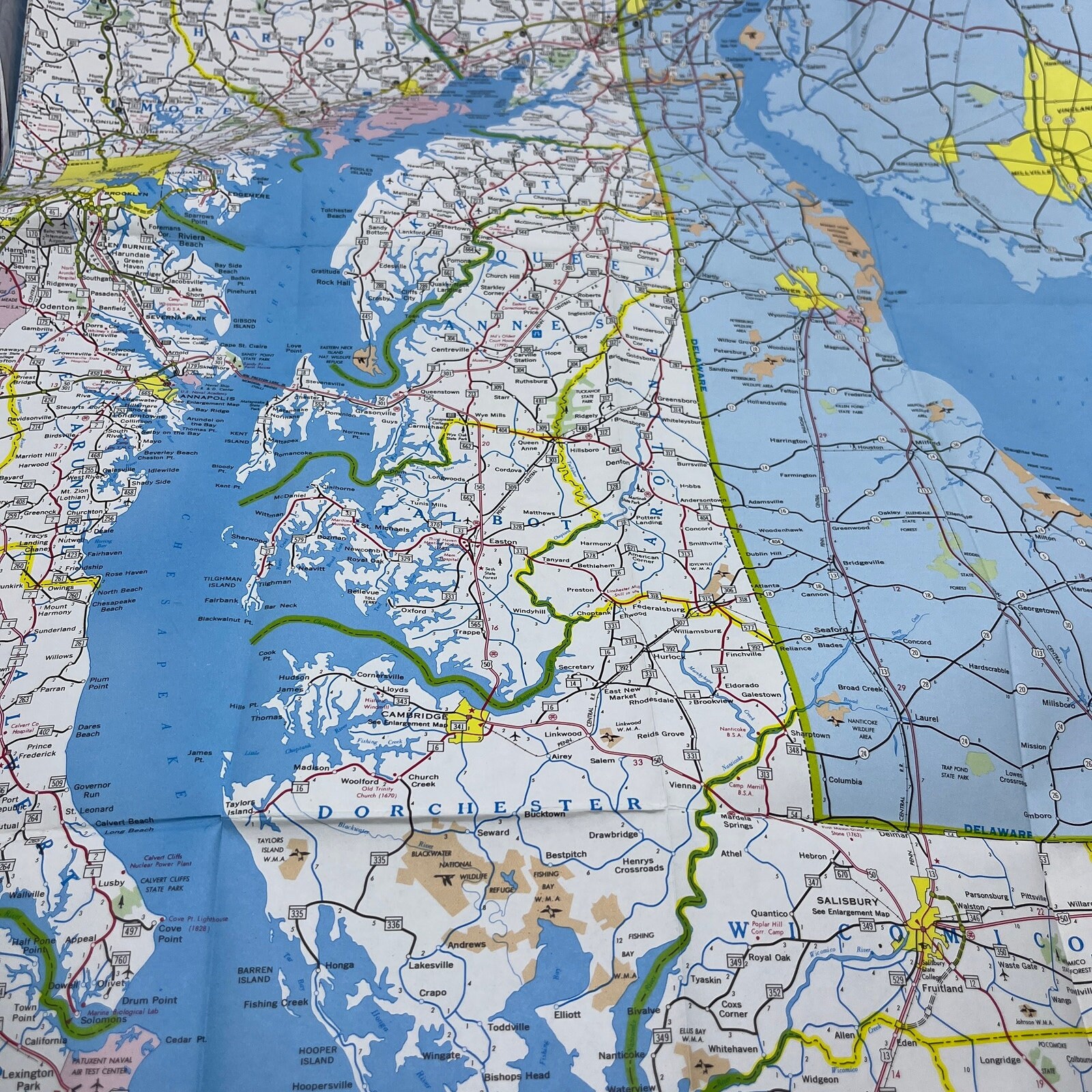 1974 Maryland Official Highway Map TH9-TM1 - Etsy