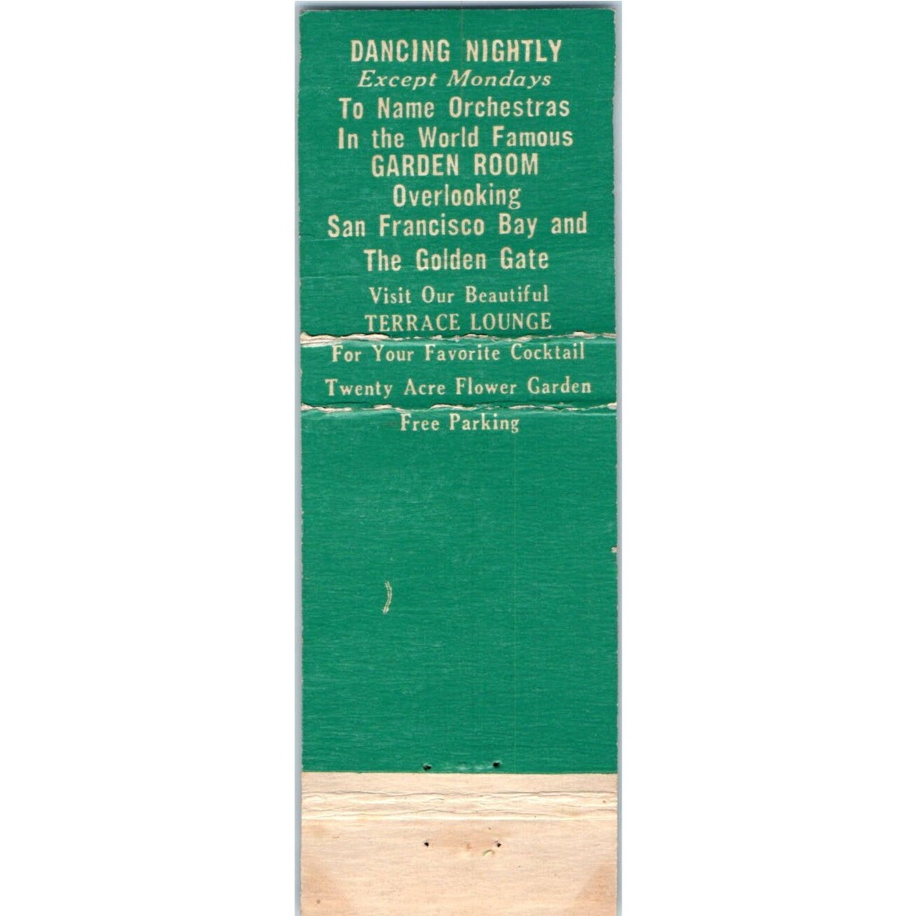 Hotel Claremont Berkeley CA Advertising Matchbook Cover SB8 - Etsy