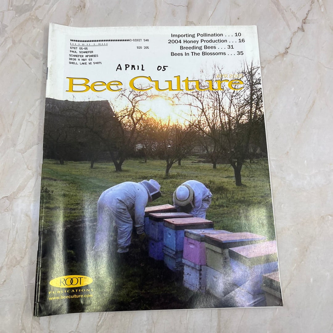 2005 April Bee Culture Magazine - Magazine of American Beekeeping M7 - Etsy