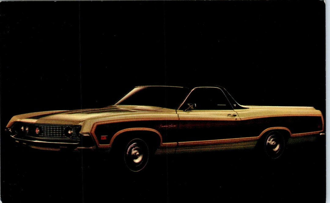 1970 Ford Ranchero Squire Wood Grain Vintage Postcard PC11 - Etsy