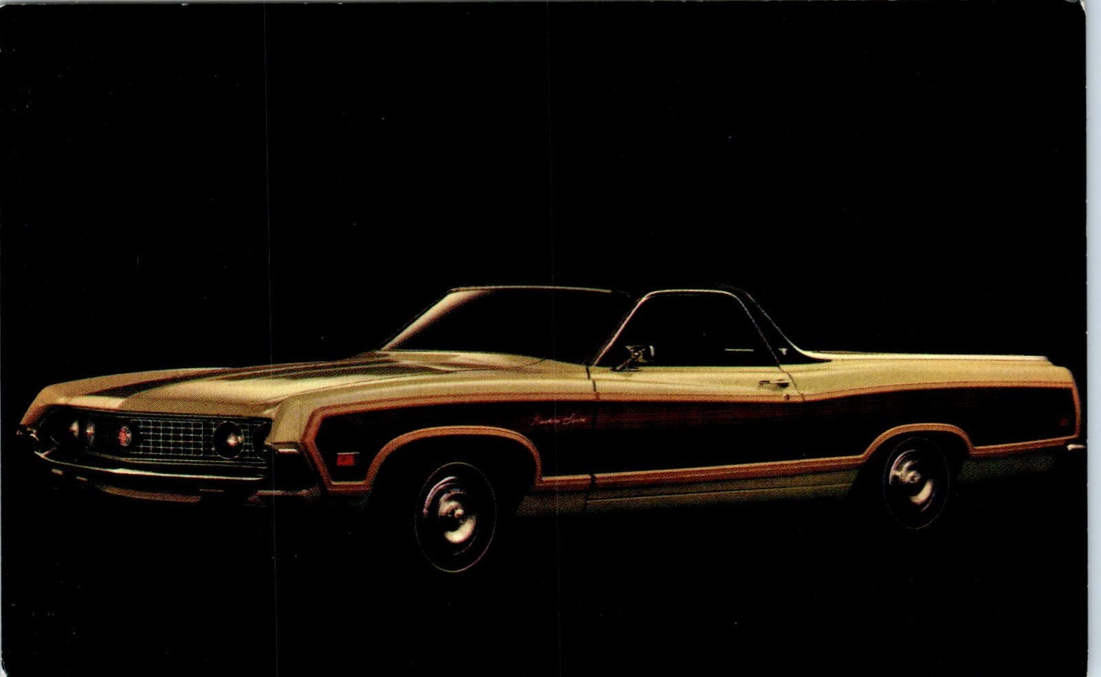 1970 Ford Ranchero Squire Wood Grain Vintage Postcard PC11 - Etsy