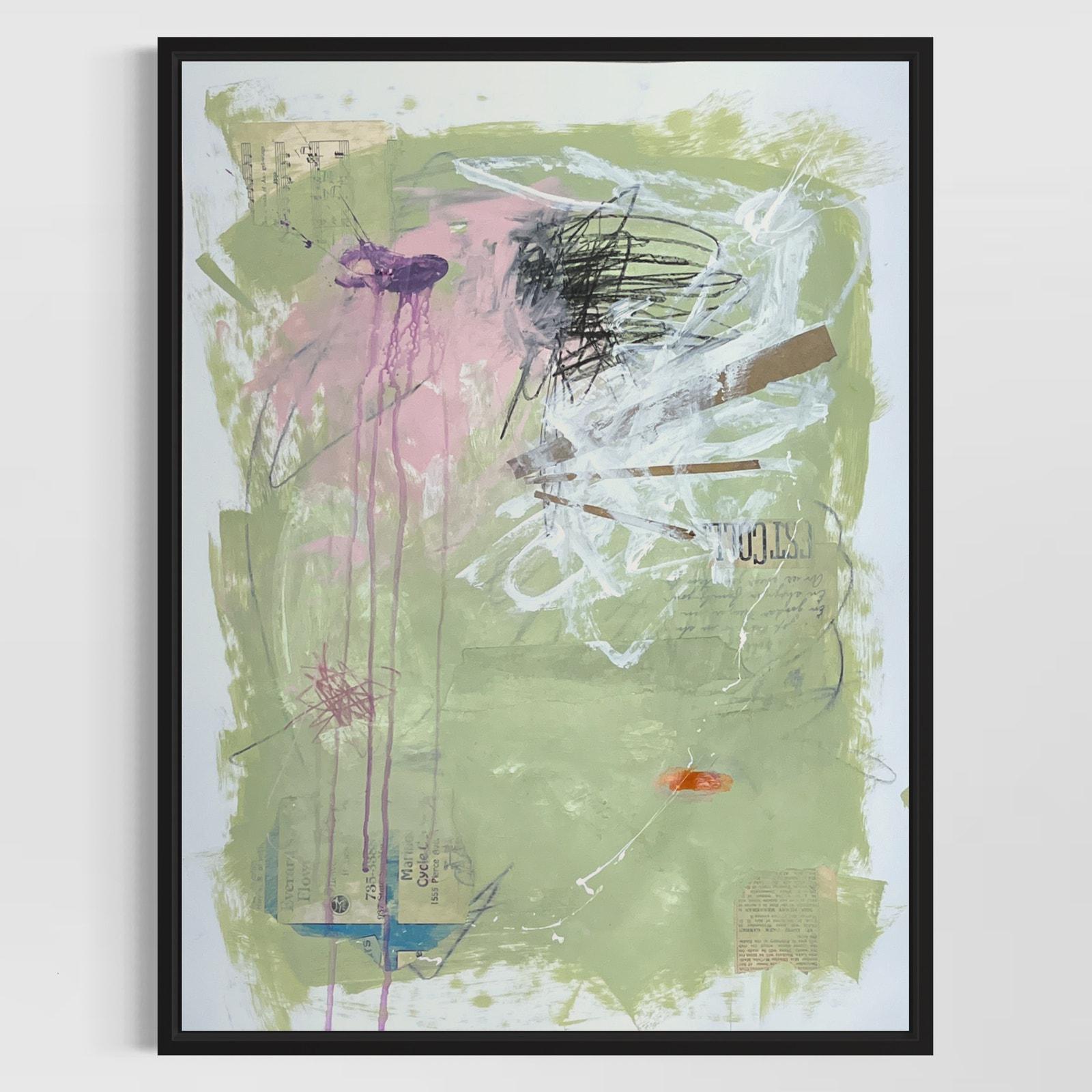 Original Mixed Media Abstract Art Painting 18x24 “rhetoric" Signed - Etsy