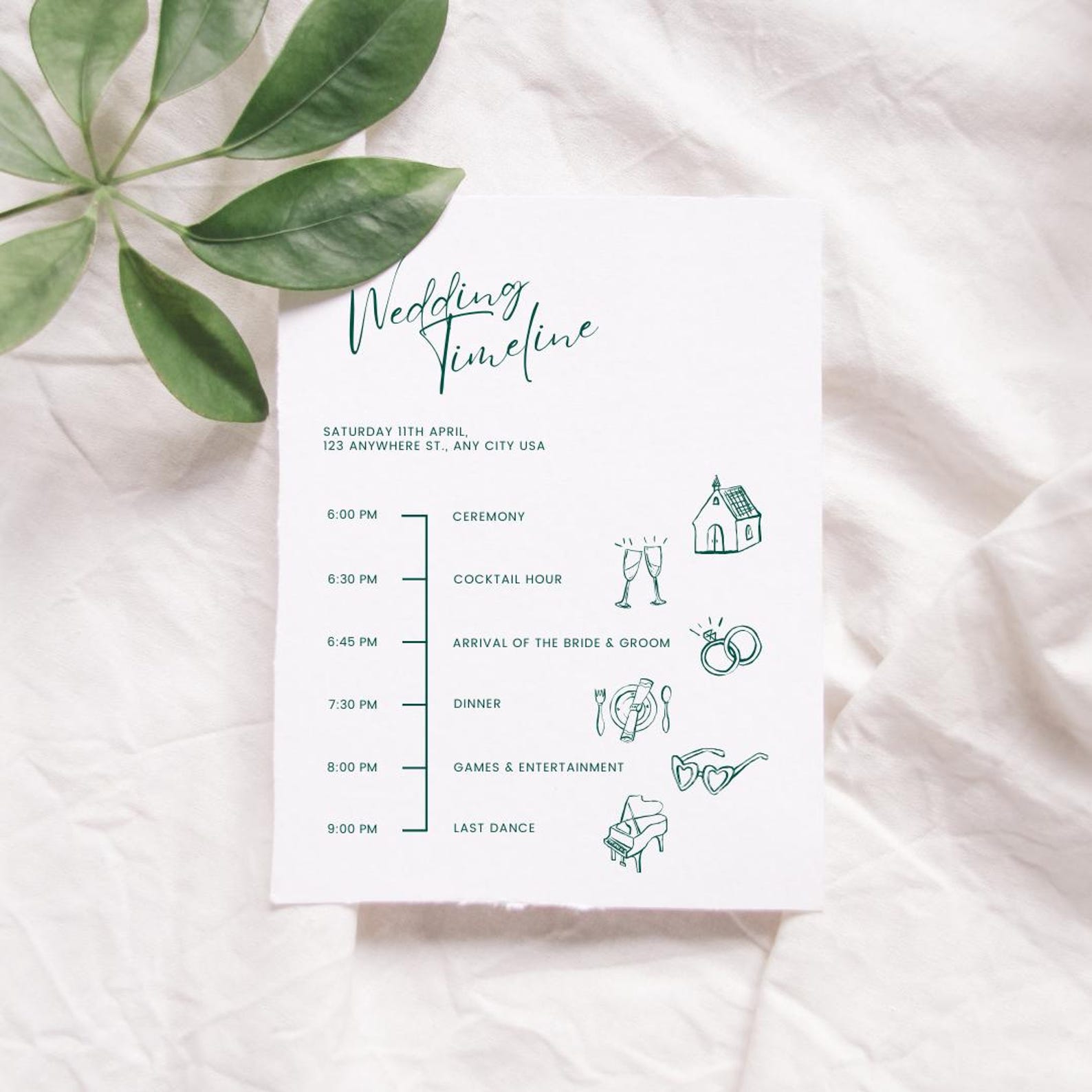 50 Hand-drawn Bridal Wedding Doodle Clipart Icons Whimsical Line ...