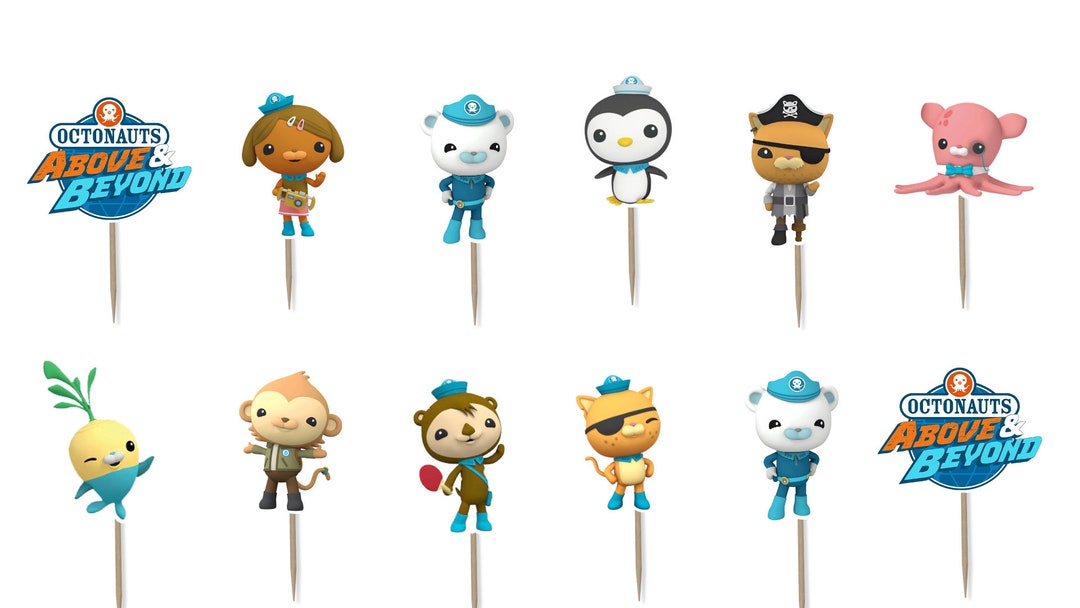 Octonauts Toppers 12pc 24 Pc 36pc Etsy