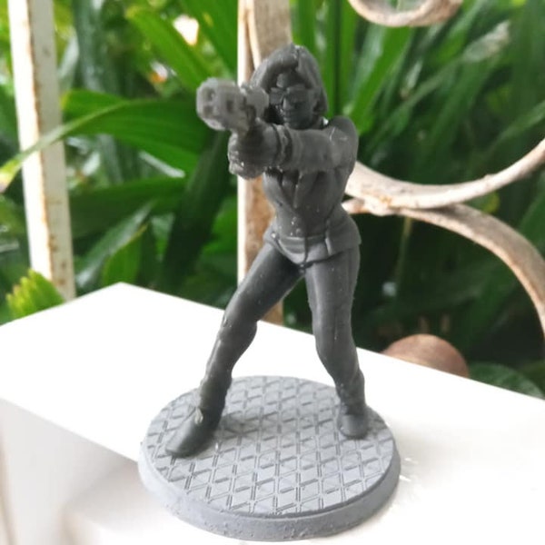 Female Agent Miniature - Etsy