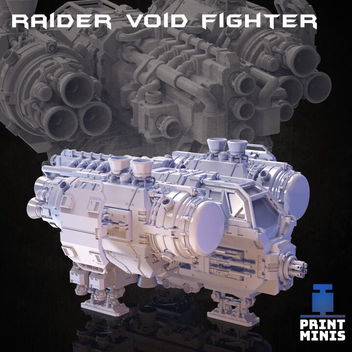 Raider Void Fighter Space Ships - Etsy.de