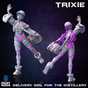 Trixie - Delivery Girl |wargame|tabletop|rpg|20 Mm|28 Mm|32 Mm ...
