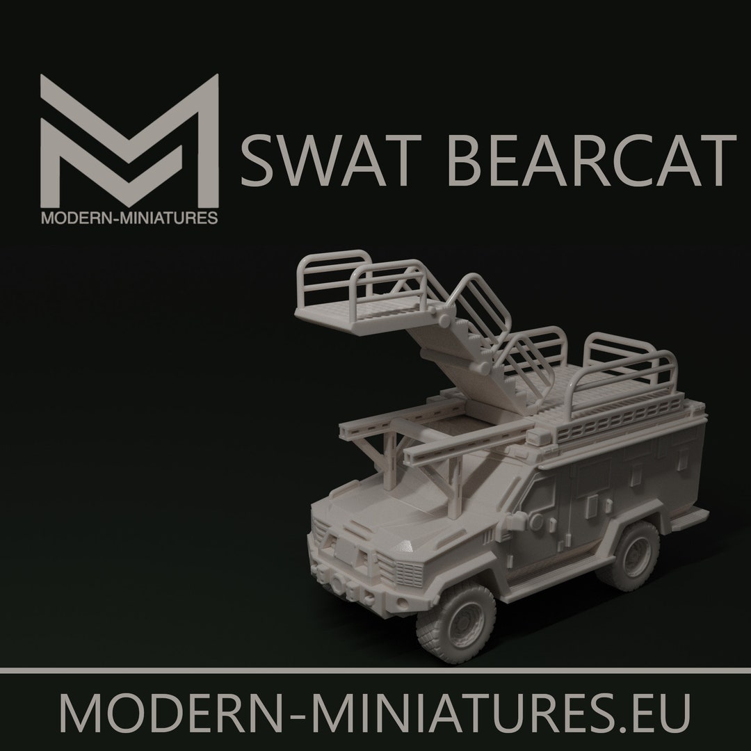SWAT Bearcat |wargame|tabletop|rpg|20 Mm|28 Mm|32 Mm|miniature|scifi ...