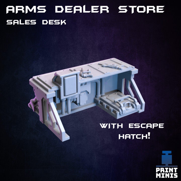 The Arms Dealer Store Terrain Kit Wargame Tabletop - Etsy