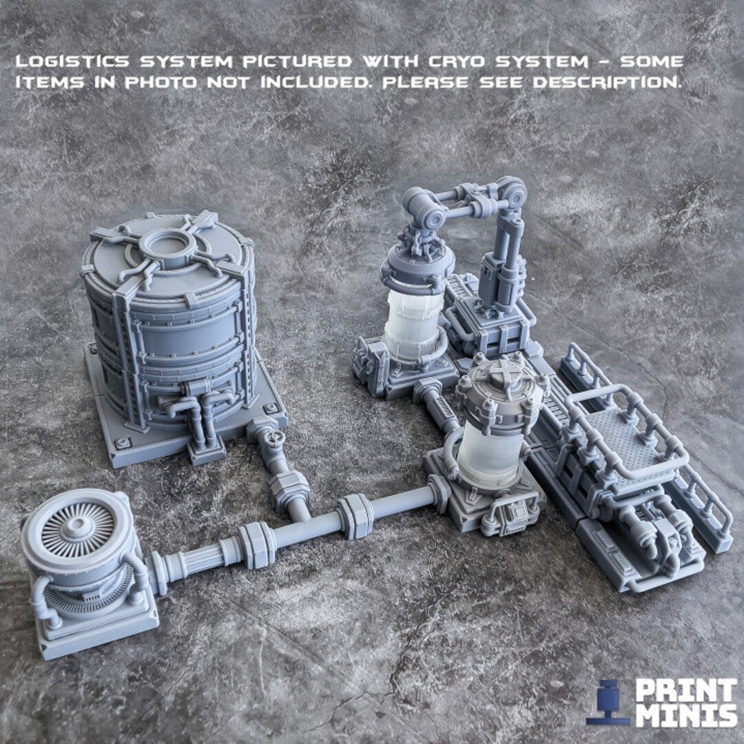 Logistics Rail System |wargame|tabletop|rpg|20 Mm|28 Mm|32 Mm|miniature ...