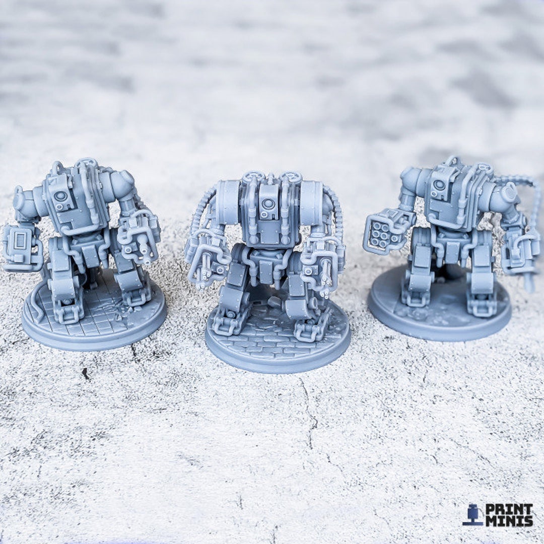 Defender Class Robots |wargame|tabletop|rpg|20 Mm|28 Mm|32 Mm|miniature ...