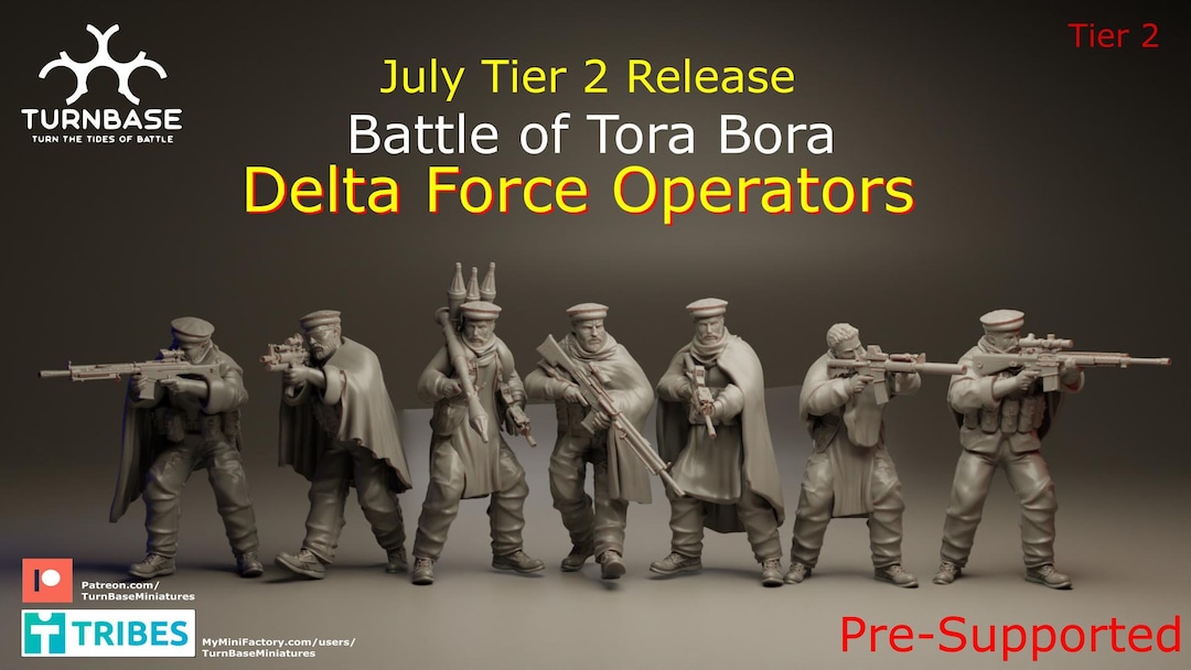 Delta Force Operators Wargame|tabletop|rpg|20 Mm|28 Mm|32 Mm|miniature ...