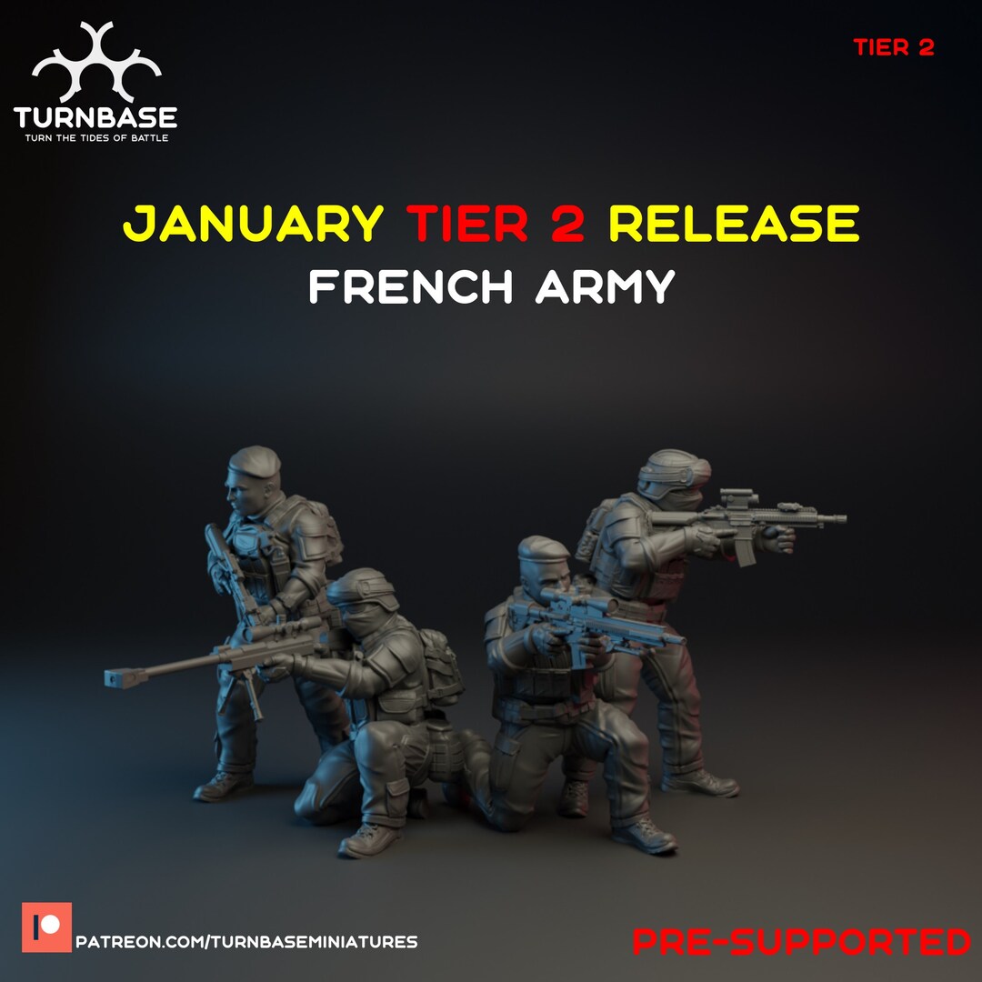 French Army Special Forces |wargame|tabletop|rpg|20 Mm|28 Mm|32 Mm ...