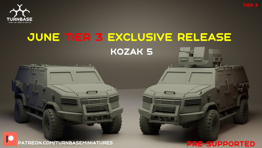 Kozak 5 Vehicle Vehicle|wargame|tabletop|rpg|20 Mm|28 Mm|32 Mm|miniature|scifi|future|scale ...