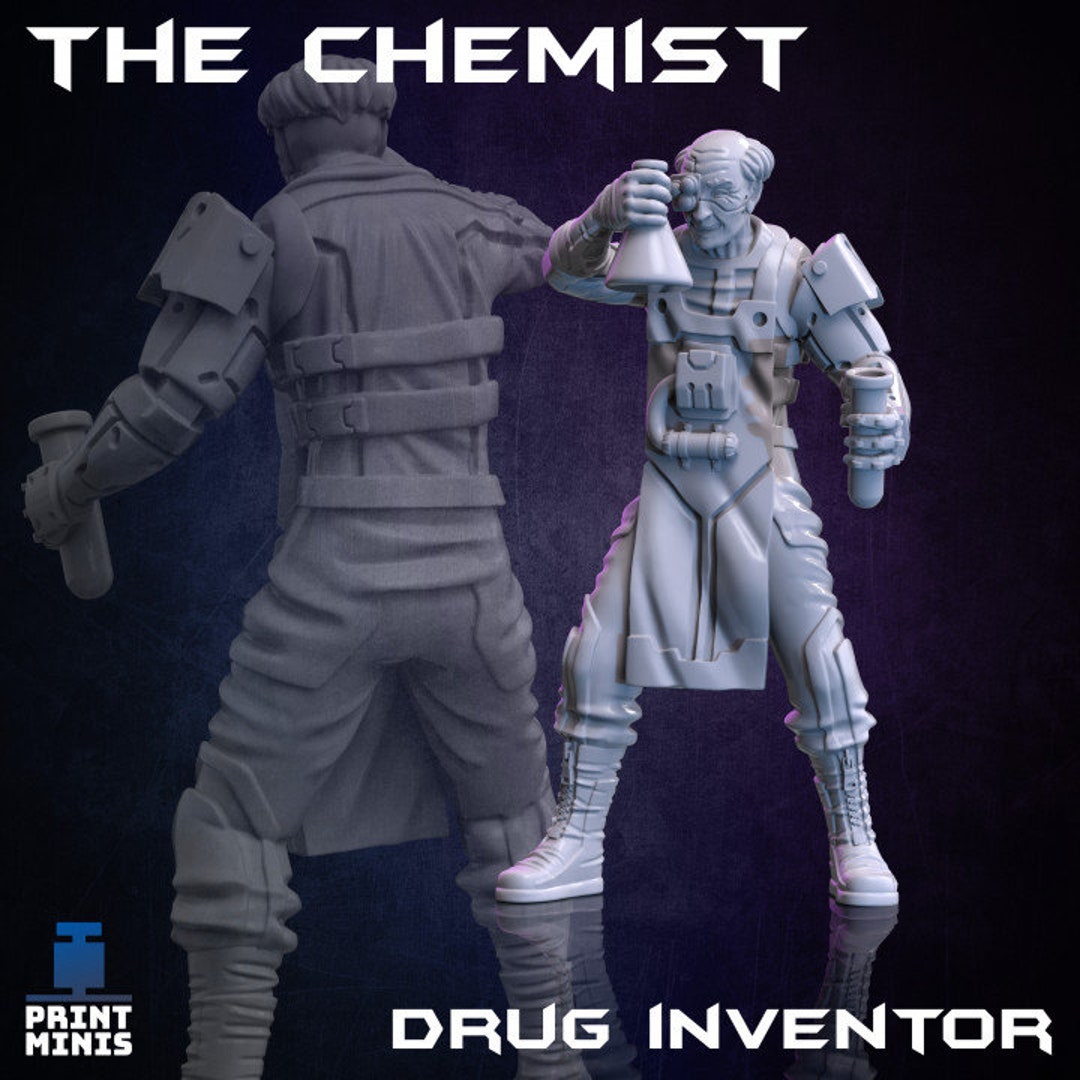 The Chemist - Drug Inventor |wargame|tabletop|rpg|20 Mm|28 Mm|32 Mm ...