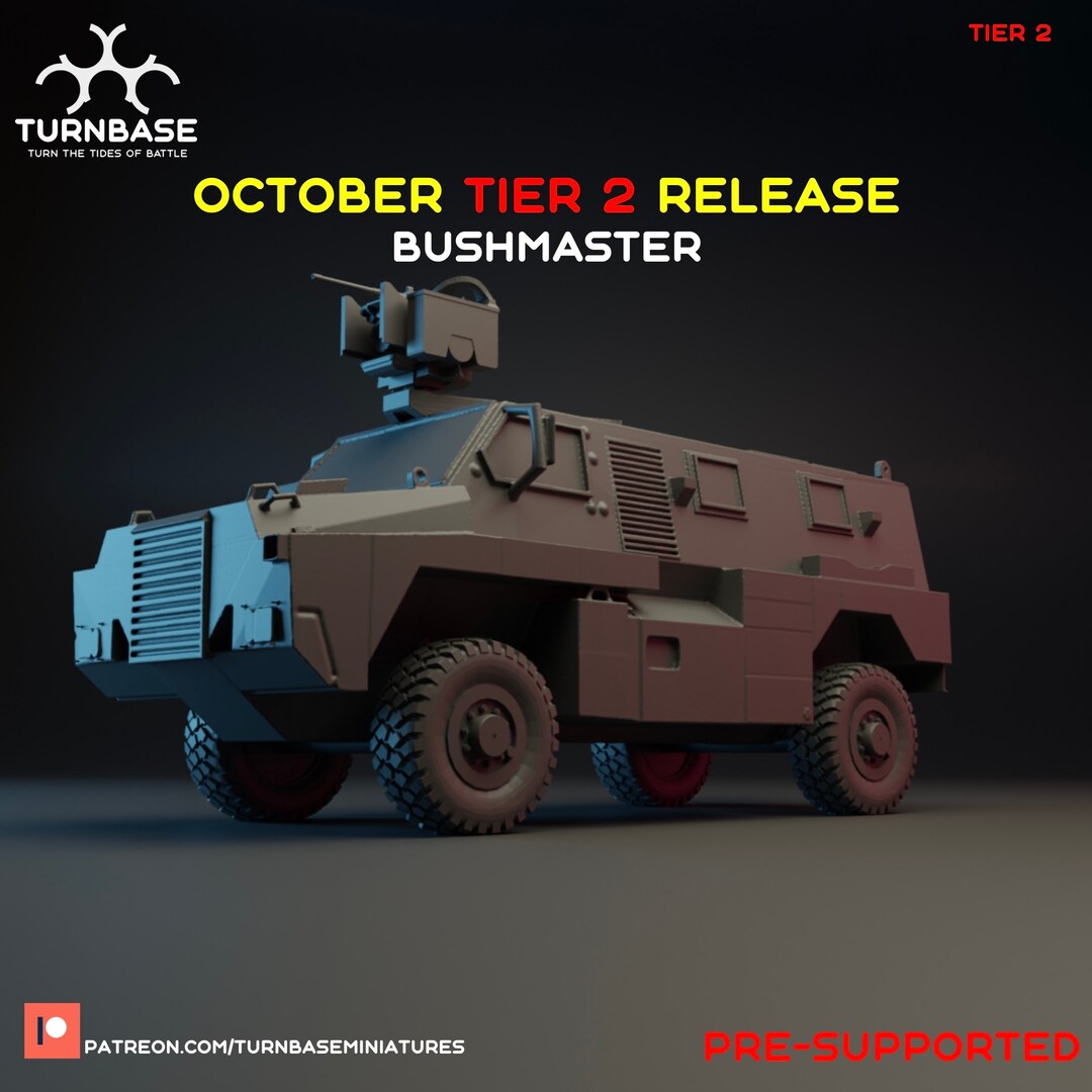 Bushmaster |wargame|tabletop|rpg|20 Mm|28 Mm|32 Mm|miniature|scifi ...